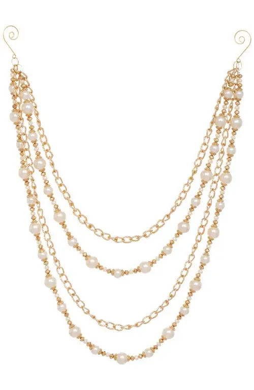 MARK ROBERTS Pearl Bead Garland