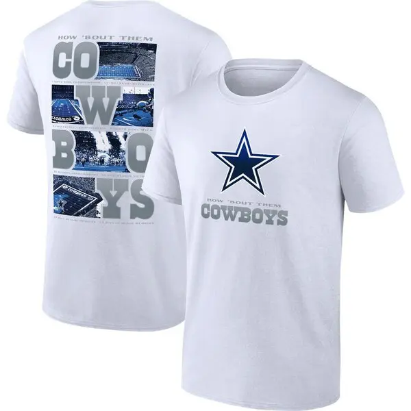 NFL Dallas Cowboys Stats T-shirt - White