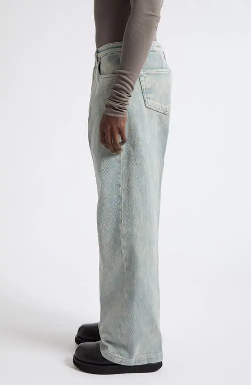 Rick Owens Geth Canvas Jeans - Indigo