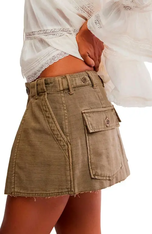 Free People Riverfront Surplus Miniskirt