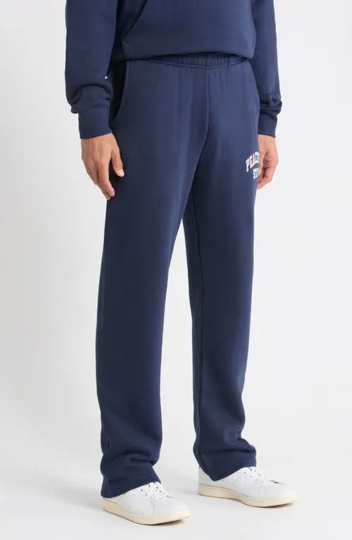 MUSEUM OF PEACE & QUIET Peaceful Cotton Fleece Sweatpants - Navy