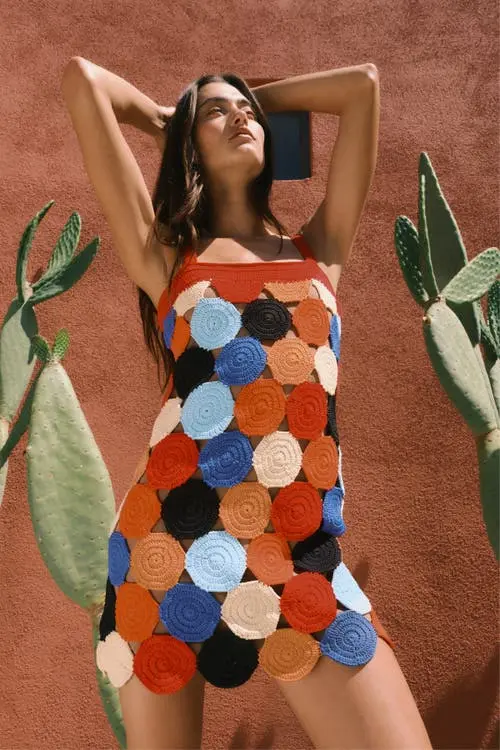 SIMONMILLER Beep Beep Tank Mini Dress
