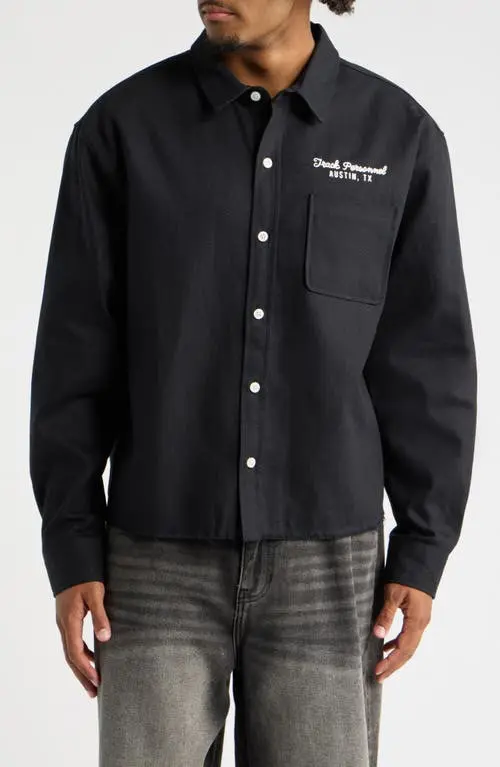 PACSUN Personnel Canvas Shirt