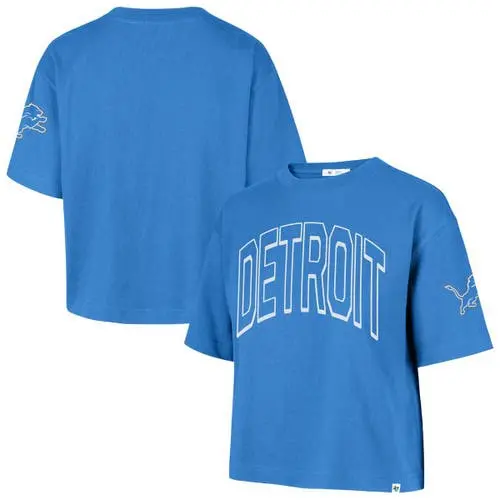 '47 Detroit Lions Call Out Reed City T-shirt - Blue