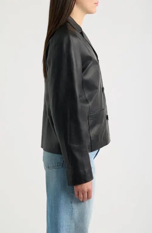 Bernardo Leather Blazer