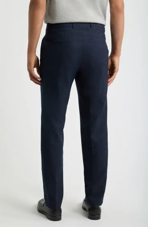 BOSS Genius Slim Fit Wool And Linen Trousers