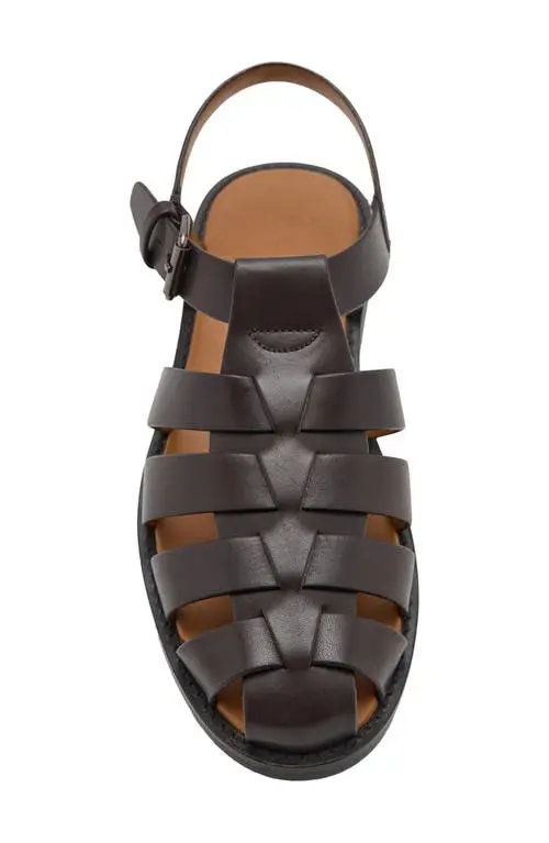 Mango Leather Fisherman Sandal