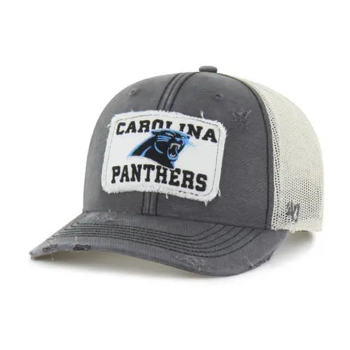 '47 Carolina Panthers Egremont Well-worn Adjustable Trucker Hat