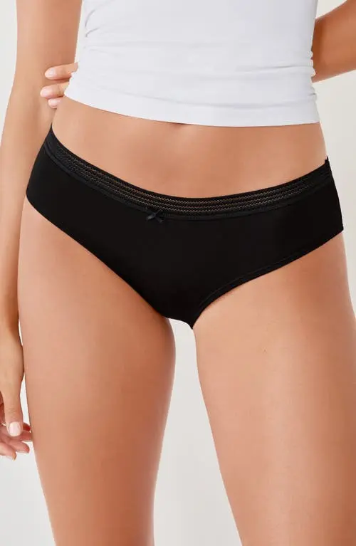 ETAM Jack 3-pack Lace Trim Shorty Briefs - Multicolor