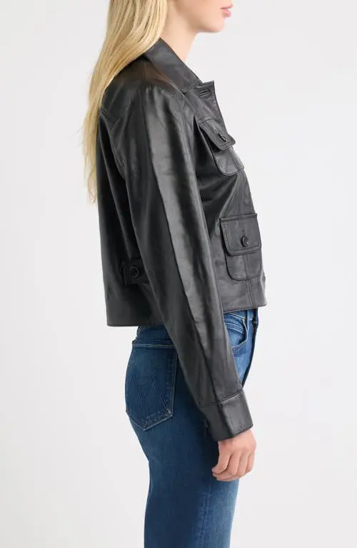 Bernardo Short Leather Jacket