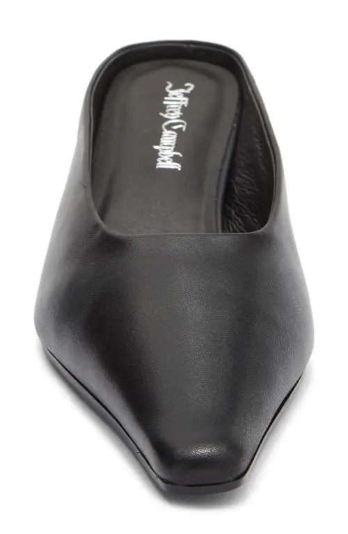 Jeffrey Campbell Murmur Leather Pointed Toe Mule