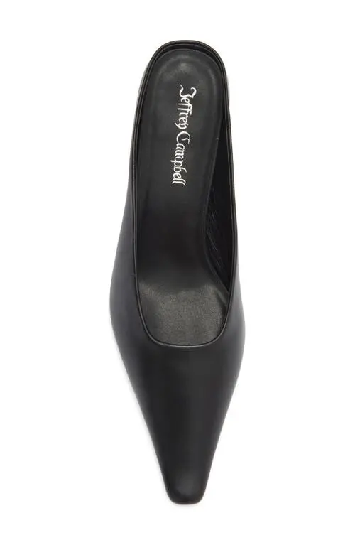 Jeffrey Campbell Murmur Leather Pointed Toe Mule