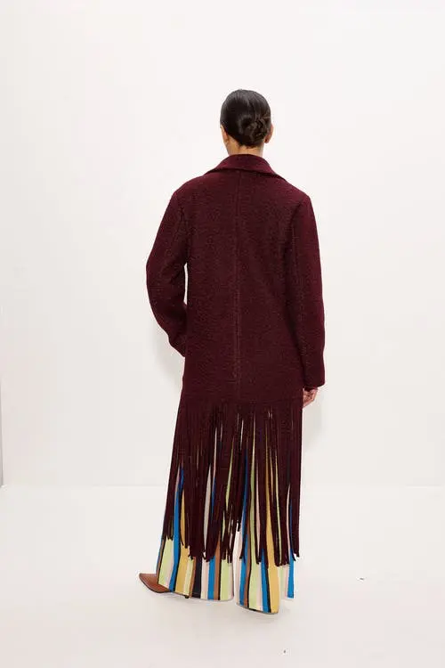 SIMONMILLER Vero Fringe Coat