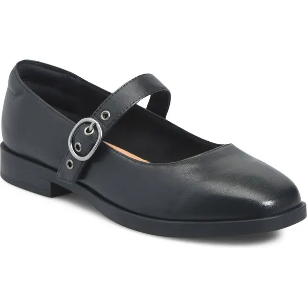 COMFORTIVA Brewer Mary Jane Flat - Black