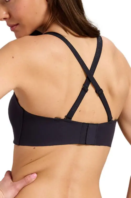 SIELLA No-show Strapless Foam Bra - Black