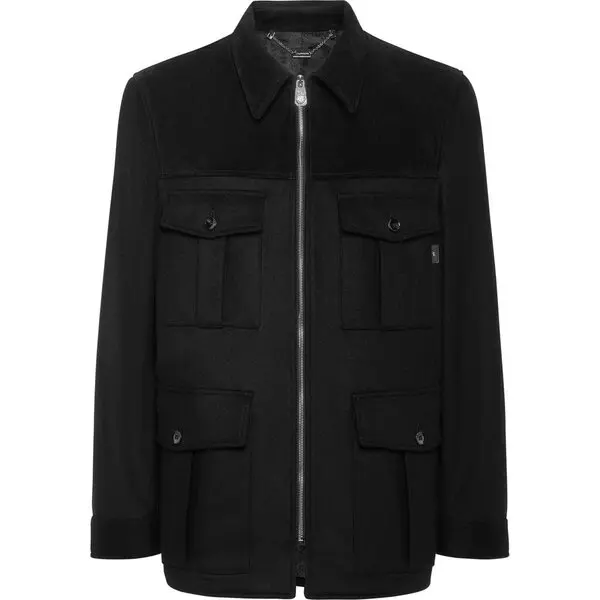 BILLIONAIRE Field Jacket - Black