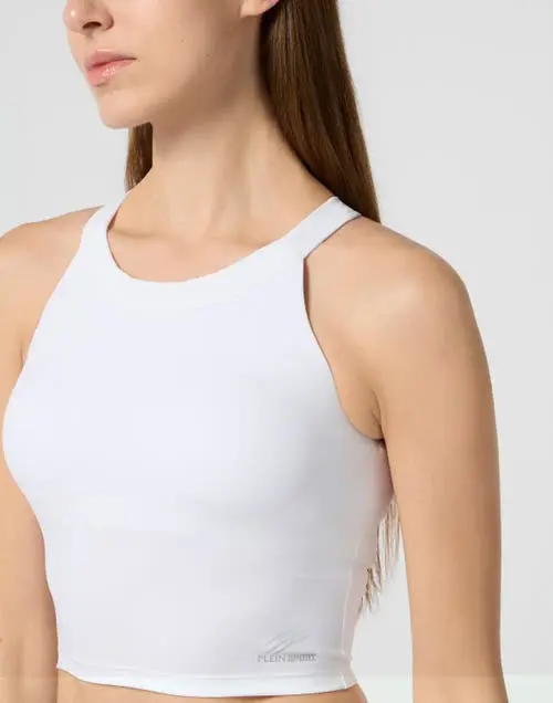 PLEIN SPORT Tank Top Ps - White