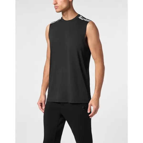 PLEIN SPORT Tank Top - Black