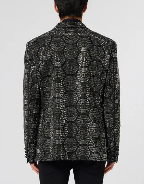 Philipp Plein Lord Fit Blazer Bling Monogram