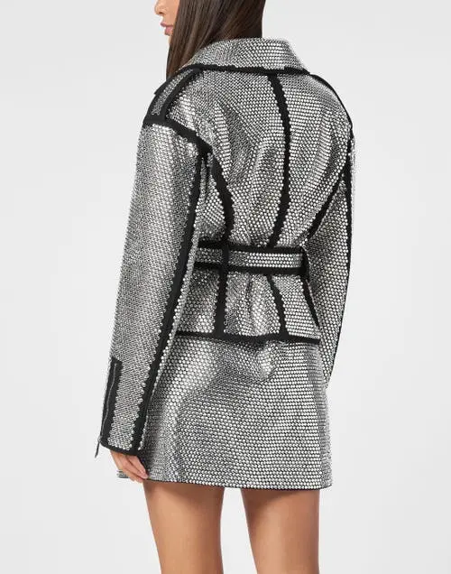 Philipp Plein Oversized Biker Jacket