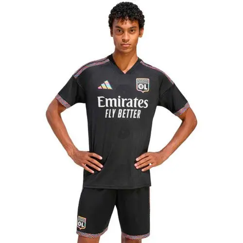 Adidas Olympique Lyonnais 2026/27 Third Replica Jersey - Black