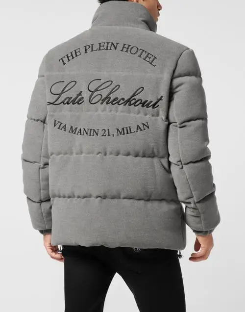 Philipp Plein Wool Puffer Jacket Late Checkout