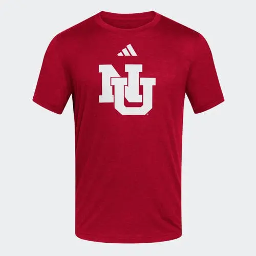 Adidas Nebraska Huskers Vault Blend T-shirt - Scarlet