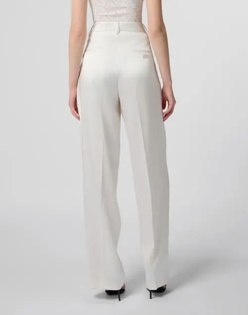 Philipp Plein Satin Dame Fit Trousers