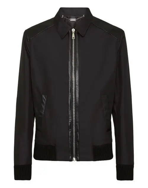 BILLIONAIRE Bomber Shirt Collar - Black