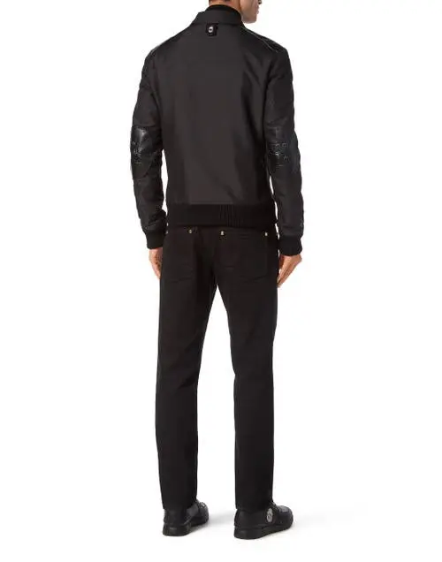 BILLIONAIRE Bomber Shirt Collar