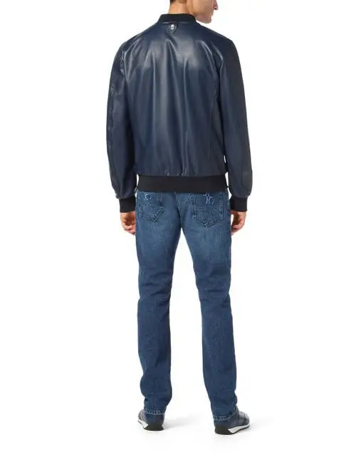 BILLIONAIRE Leather Bomber