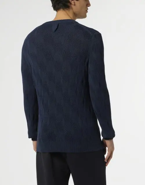 BILLIONAIRE Wool Silk Roundneck Pullover Braids