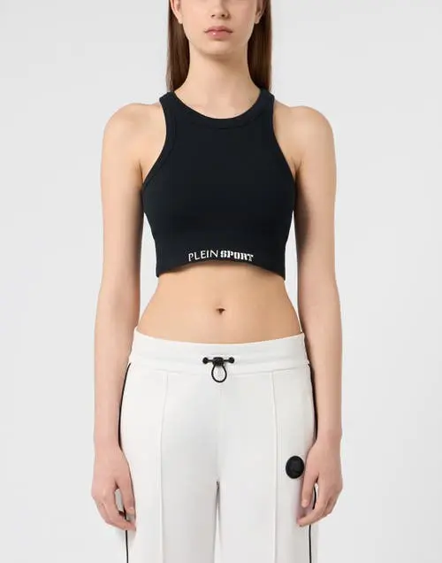 PLEIN SPORT Ribbed Tank Top