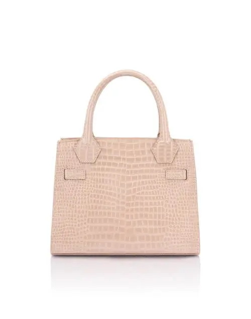 Philipp Plein Crocodile-effect Leather Shopper Bag - Beige
