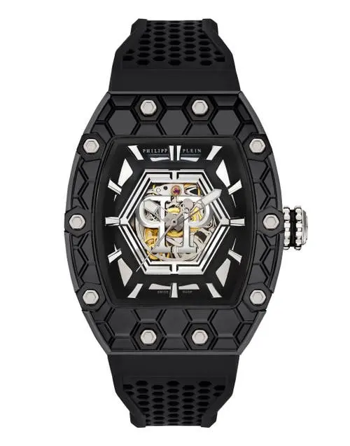 Philipp Plein Watch Hexagon - Black