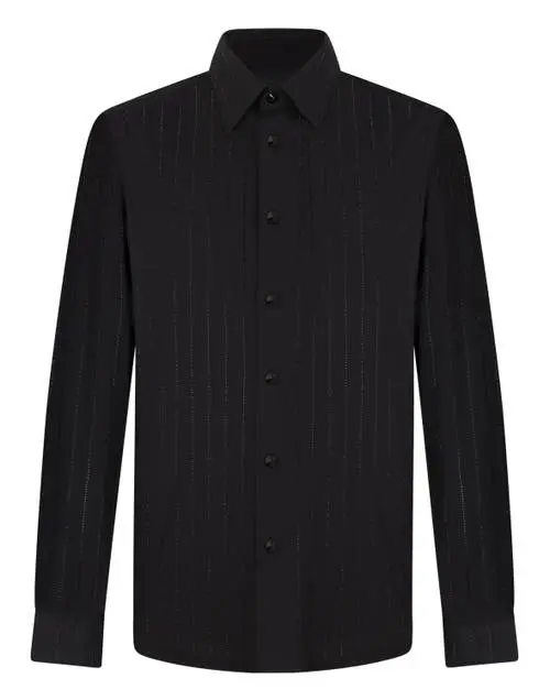 Philipp Plein Sugar Daddy Cut Shirt Stripes Stones Stones