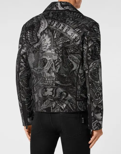 Philipp Plein Leather Jacket Tattoo