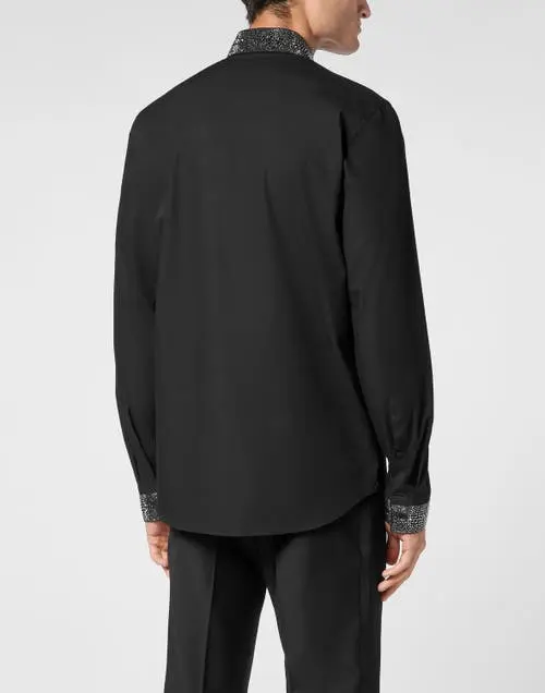 Philipp Plein Shirt Smoking Cut