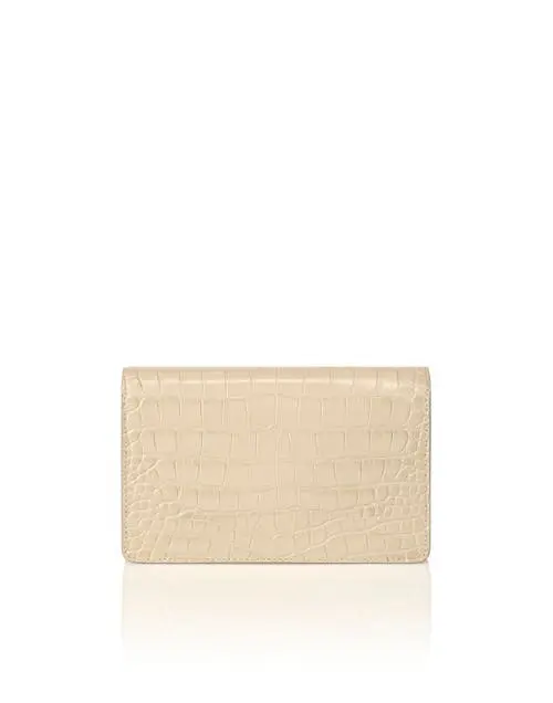 Philipp Plein Hexagon Bag Cocco Crystal - Beige
