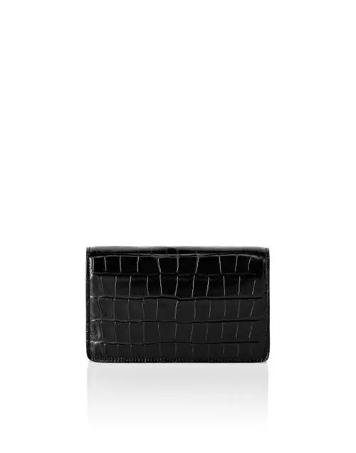 Philipp Plein Hexagon Bag Cocco Crystal