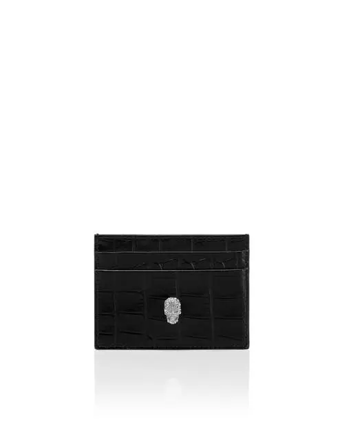 Philipp Plein Credit Cards Holder Skull