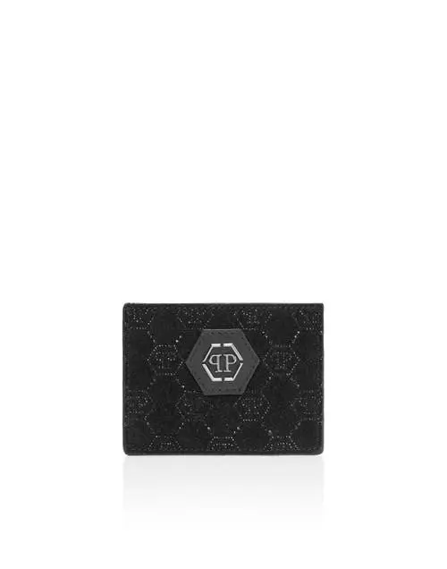 Philipp Plein Credit Cards Holder Monogram