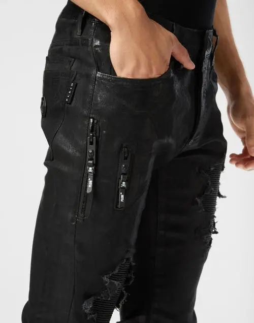 Philipp Plein Jeans Straight Cut Camouflage