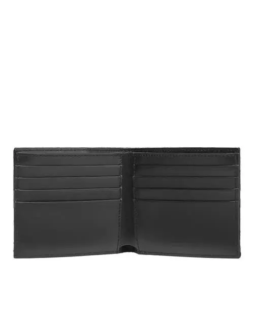 Philipp Plein Nylon And Leather French Wallet Monogram
