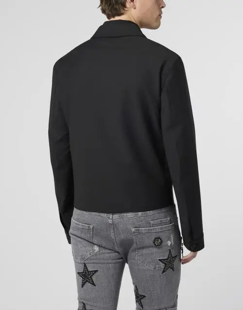 Philipp Plein Wool Blouson