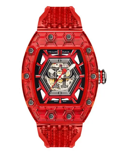 Philipp Plein Watch Hexagon - Red