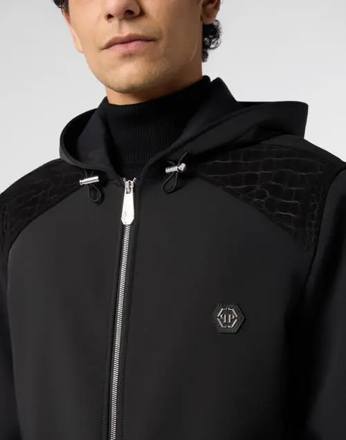 Philipp Plein Nylon Jacket With Cocco Inserts