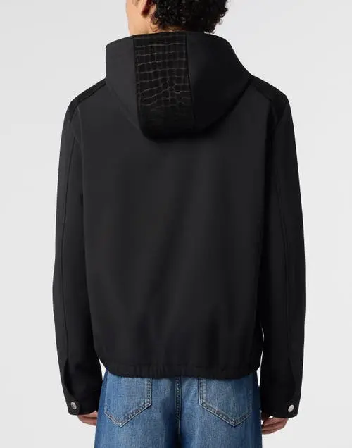 Philipp Plein Nylon Jacket With Cocco Inserts