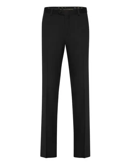 BILLIONAIRE Tuxedo Classic Trousers - Black