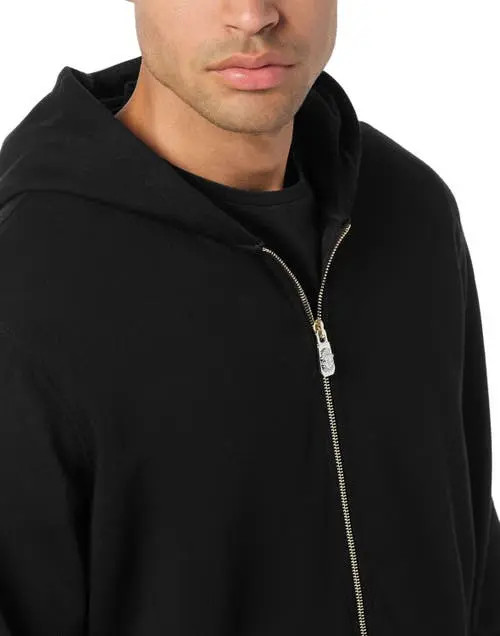 BILLIONAIRE Hoodie Sweatjacket Lion - Black